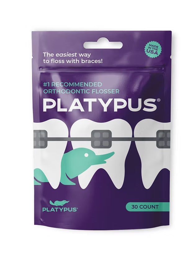 Platypus Orthodontic Flosser (30 flossers) – L&L Orthodontics
